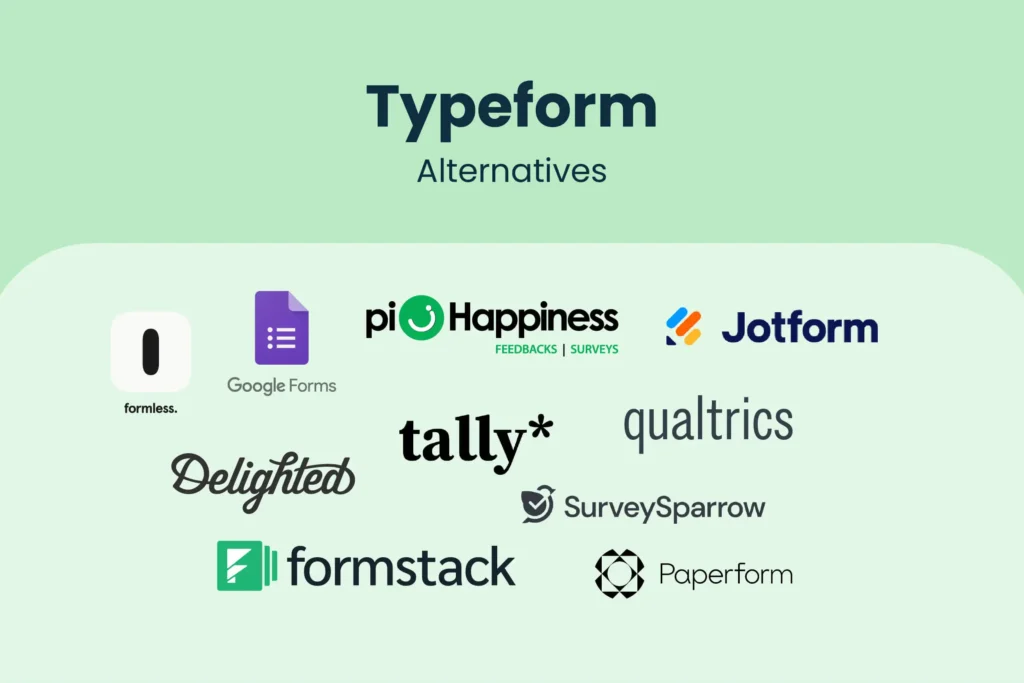 11 Best Typeform Alternatives and Competitors